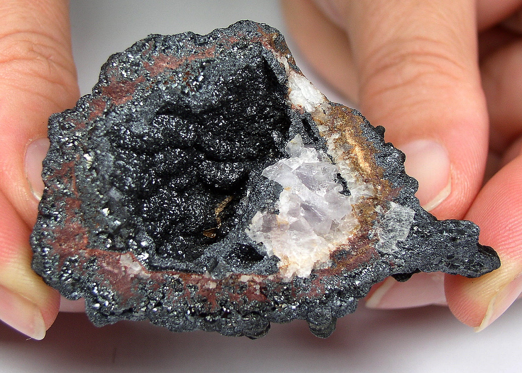 Goethit mit Fluorit Grube „Brüder Einigkeit“ Bösenbrunn Vogtland ...